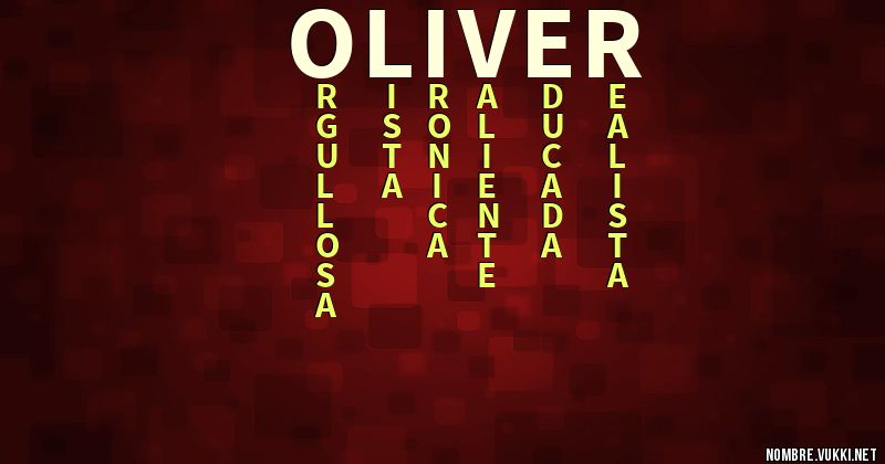 Qué significa oliver}