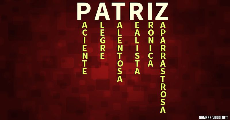 Qué significa patriz