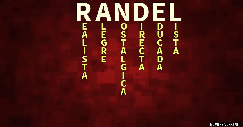 Qué significa randel