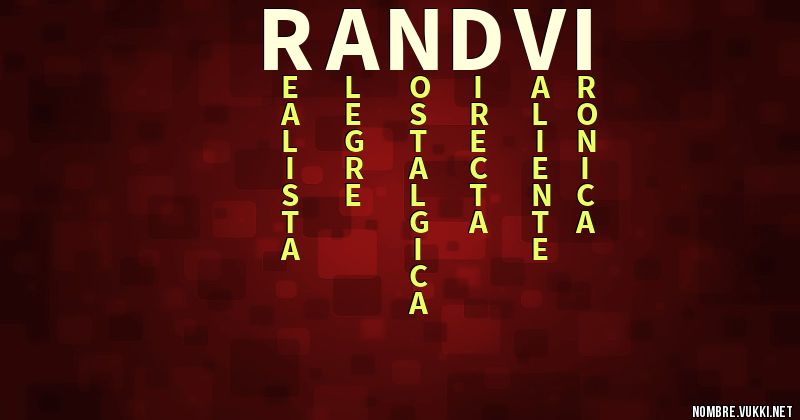 Qué significa randvi