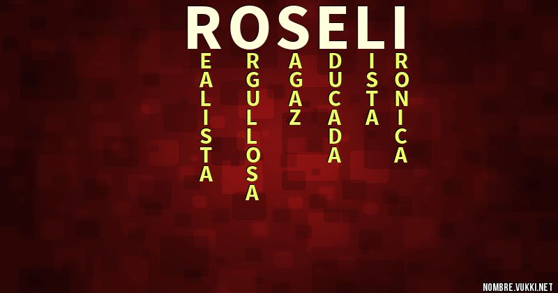 Qué significa roseli