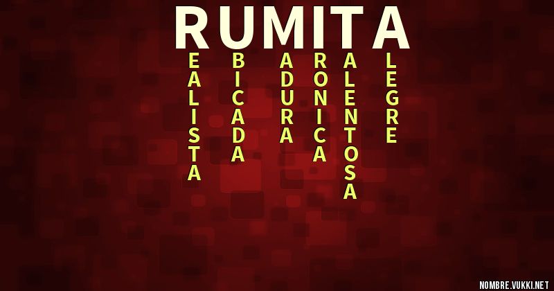 Qué significa rumita