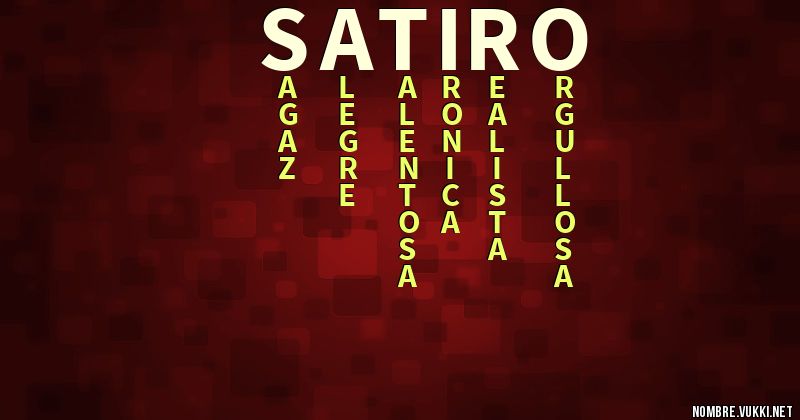 Qué significa satiro