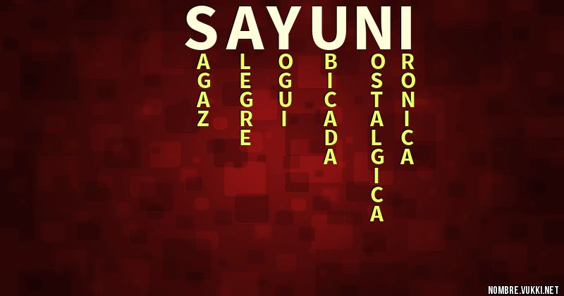 Qué significa sayuni