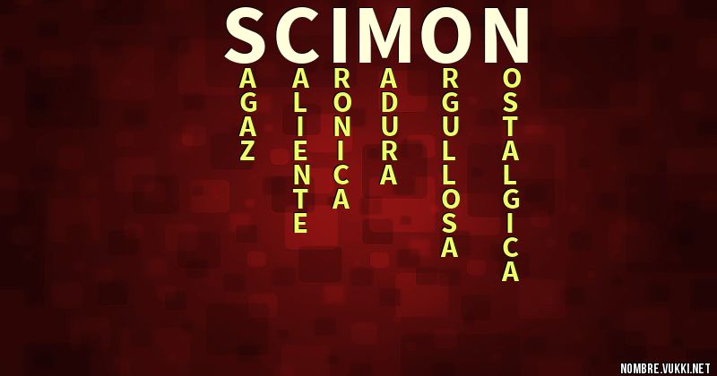 Qué significa scimon