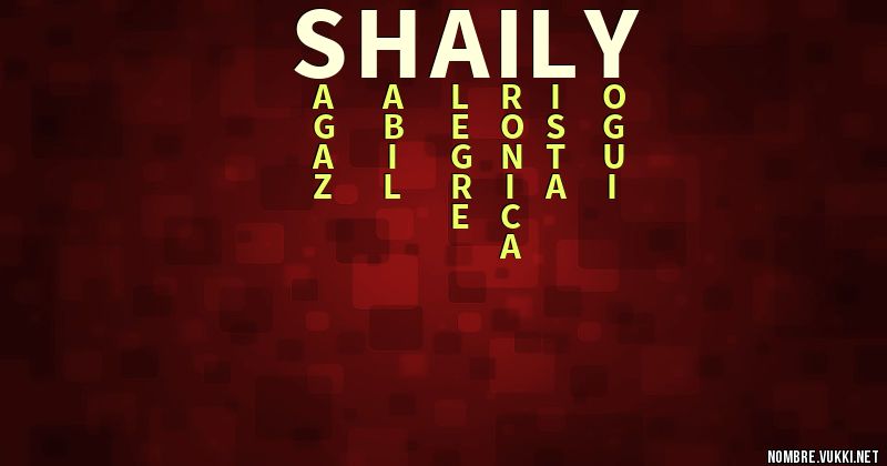 Qué significa shaily