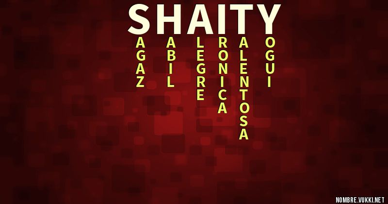 Qué significa shaity