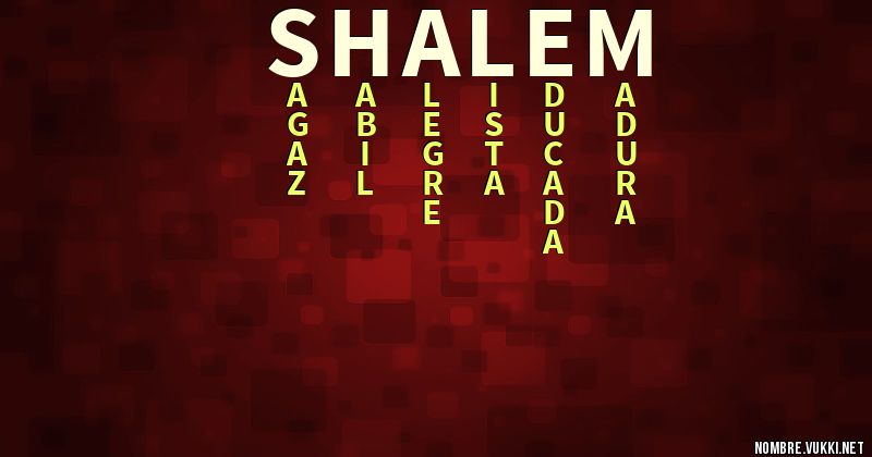 Qué significa shalem