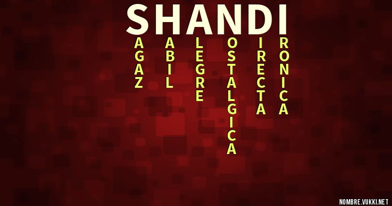 Qué significa shandi