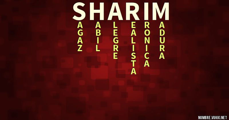 Qué significa sharim