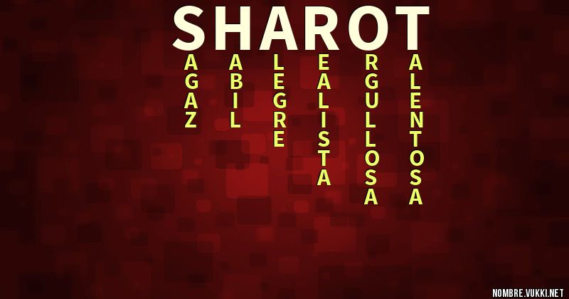 Qué significa sharot