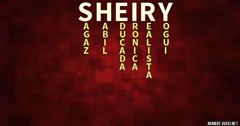 Qué significa sheiry