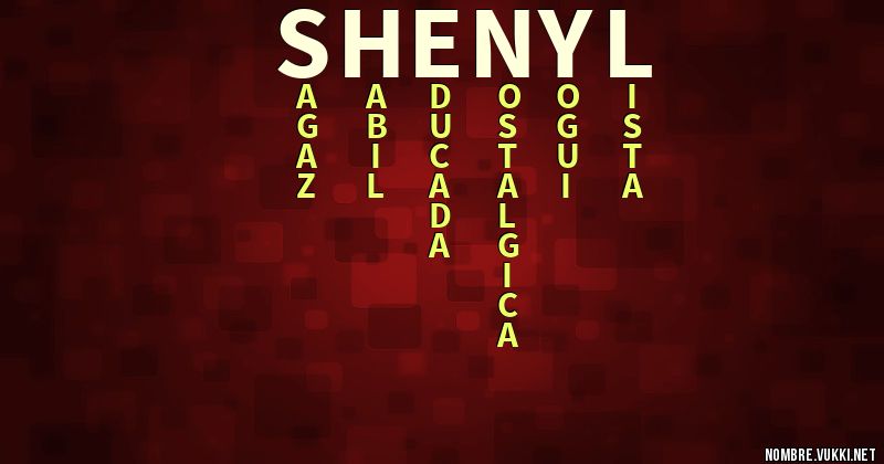 Qué significa shenyl