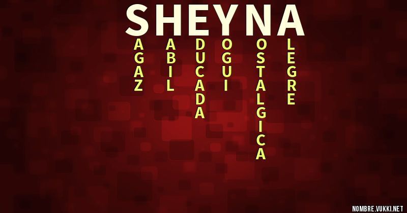 Qué significa sheyna