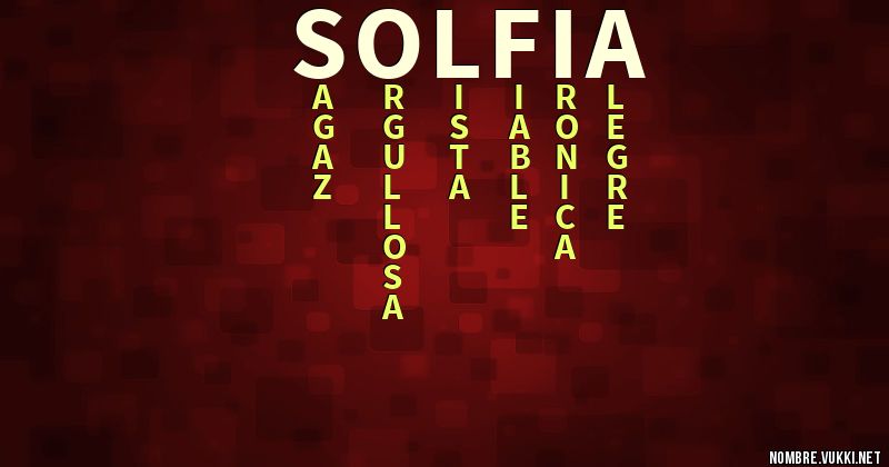 Qué significa solfia