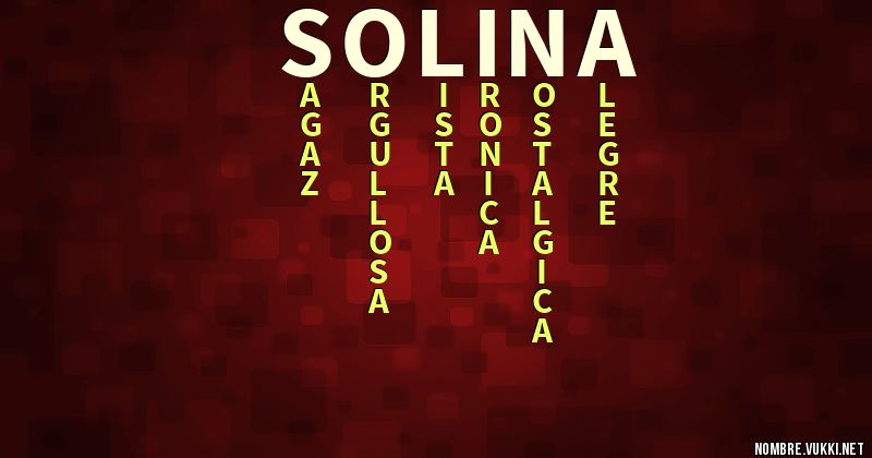 Qué significa solina