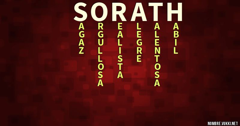 Qué significa sorath