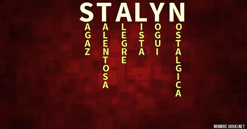 Qué significa stalyn