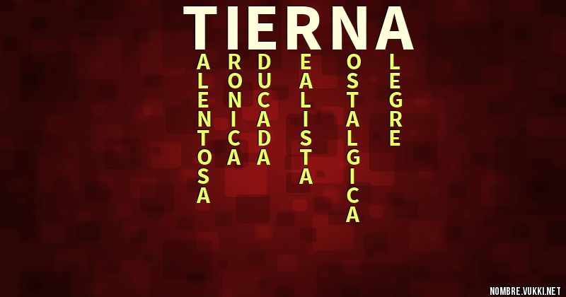 Qué significa tierna