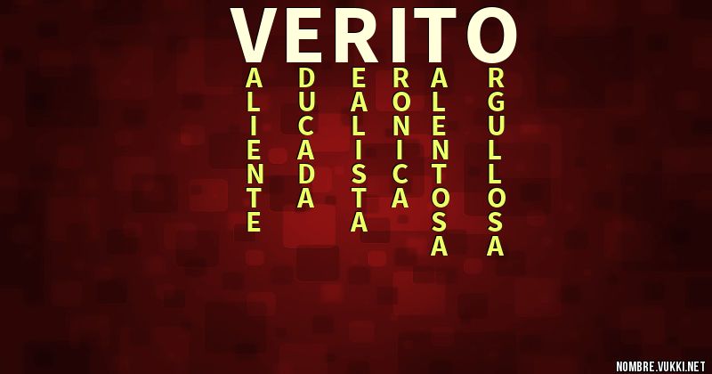 Qué significa verito