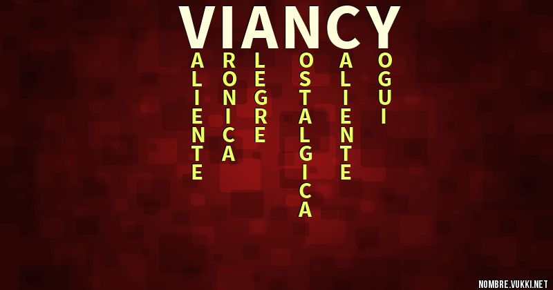 Qué significa viancy