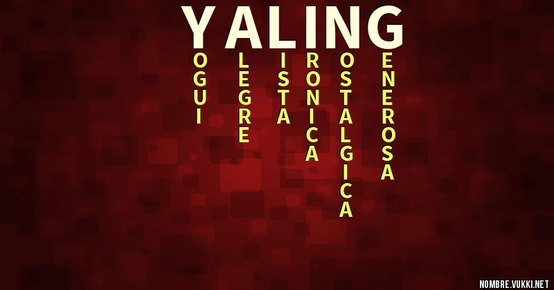 Qué significa yaling