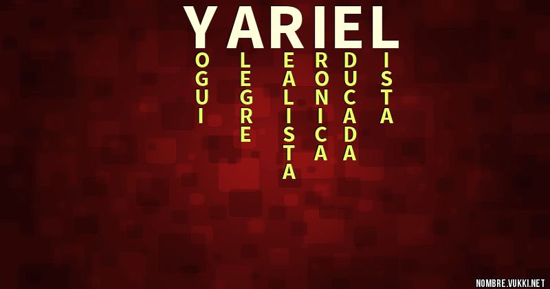 Qué significa yariel