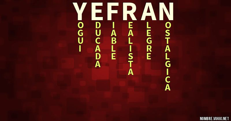 Qué significa yefran