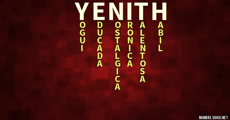 Qué significa yenith