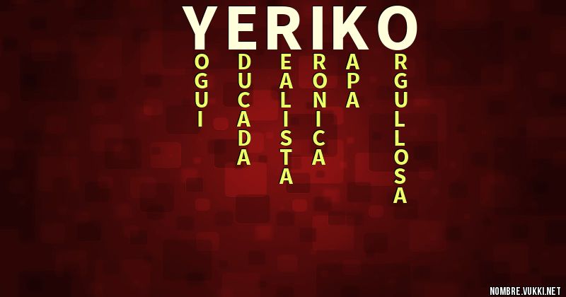 Qué significa yeriko