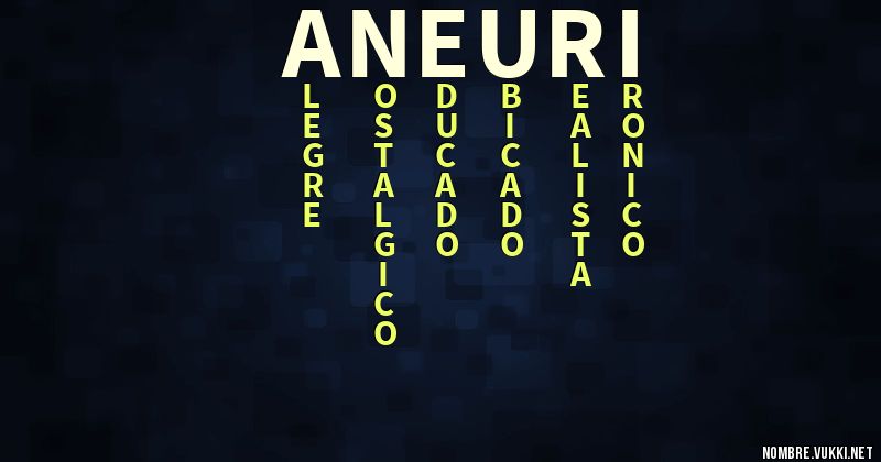 Qué significa aneuri