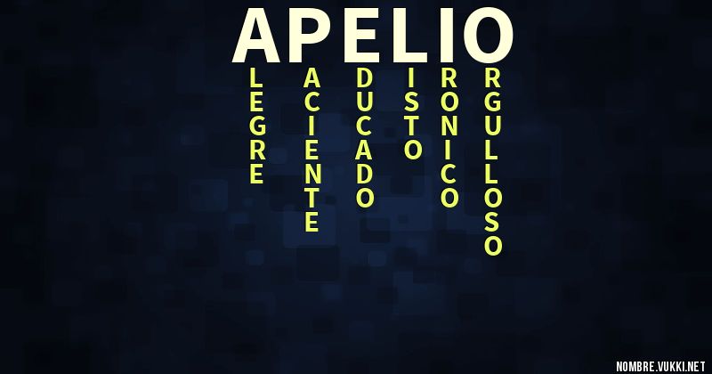 Qué significa apelio