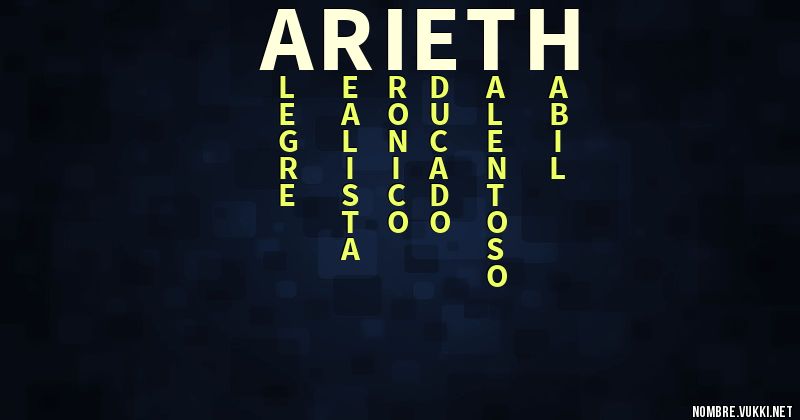Qué significa arieth