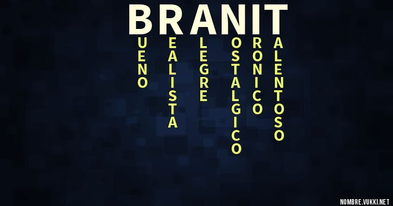 Qué significa branit