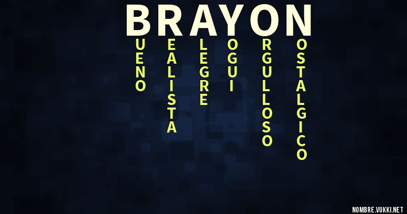 Qué significa brayon