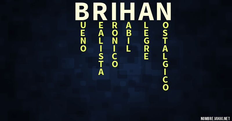 Qué significa brihan