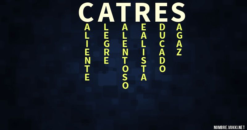 Qué significa catres