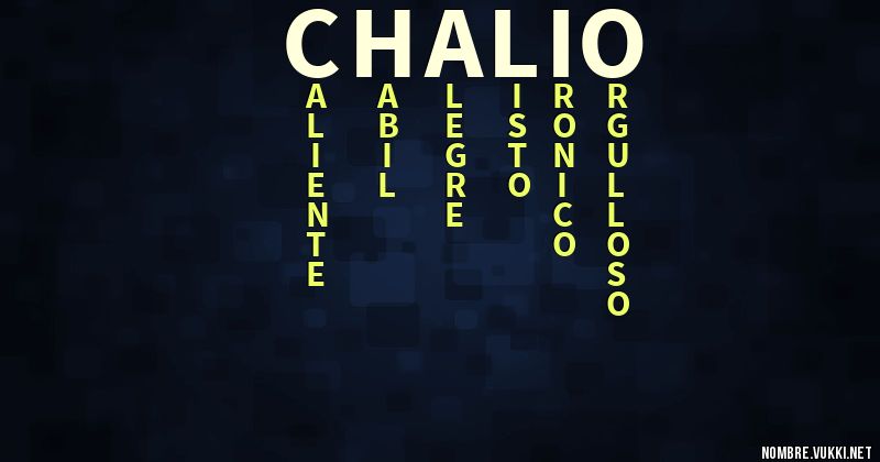 Qué significa chalio