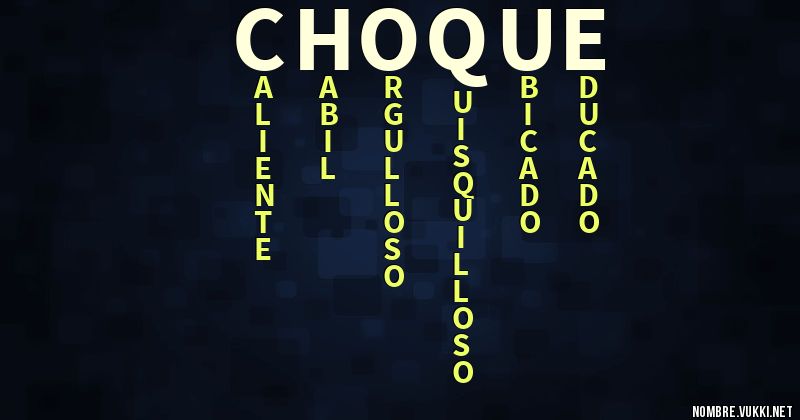 Qué significa choque
