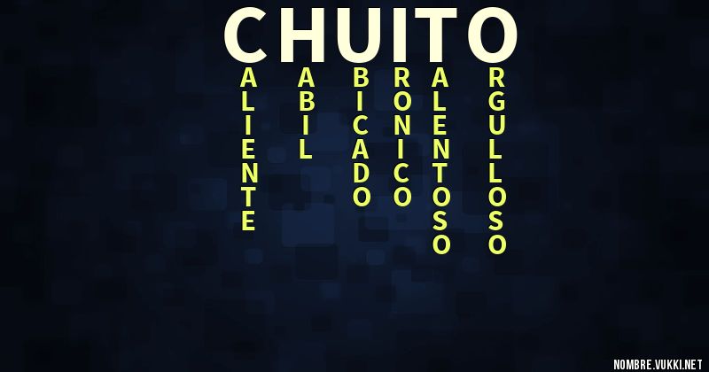 Qué significa chuito