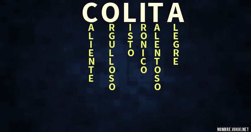 Qué significa colita