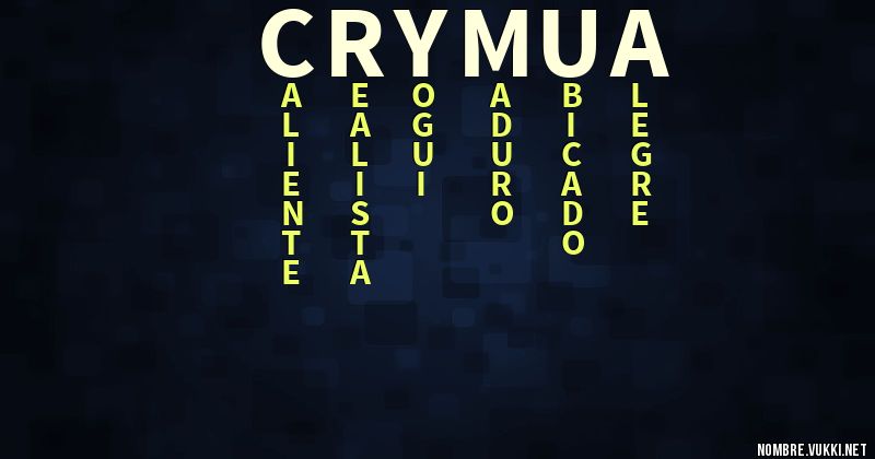 Qué significa crymua