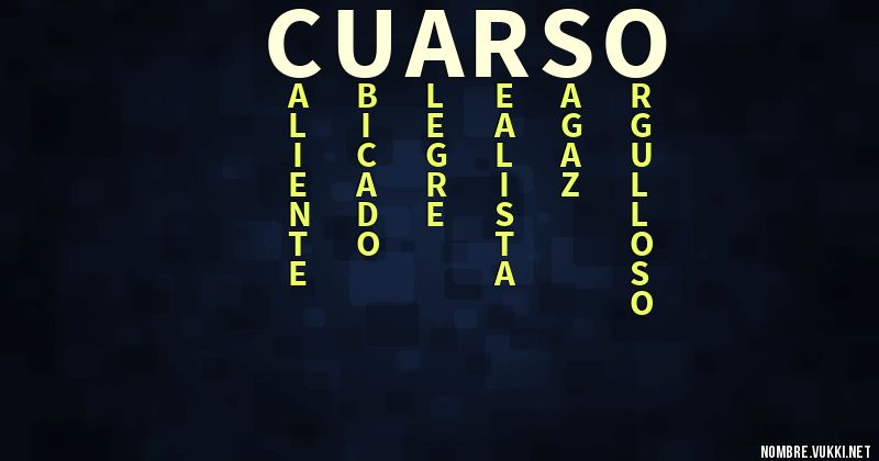 Qué significa cuarso