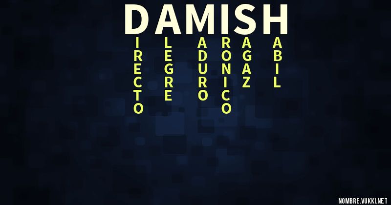 Qué significa damish