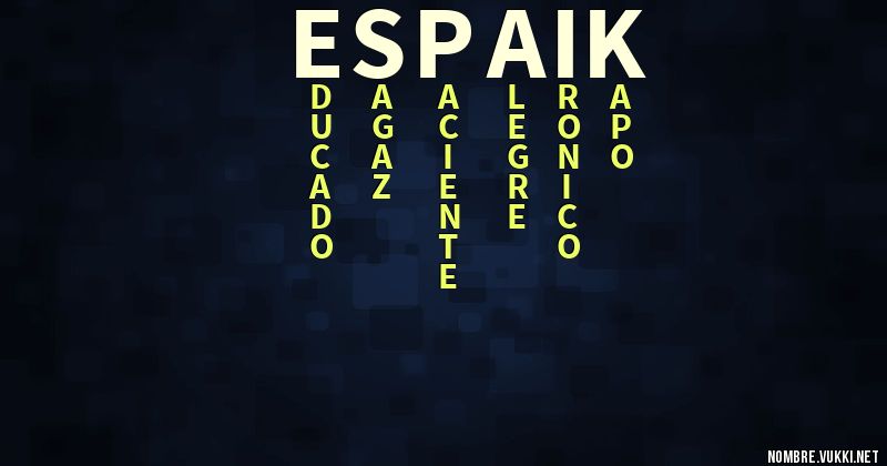 Qué significa espaik