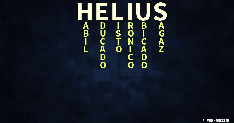 Qué significa helius