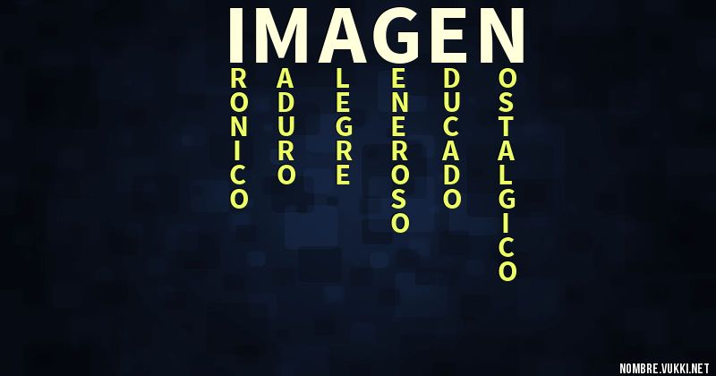 Qué significa imagen