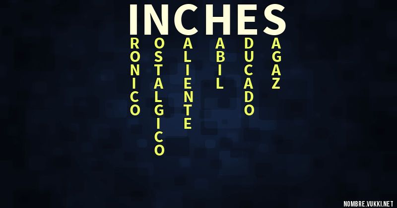 Qué significa inches