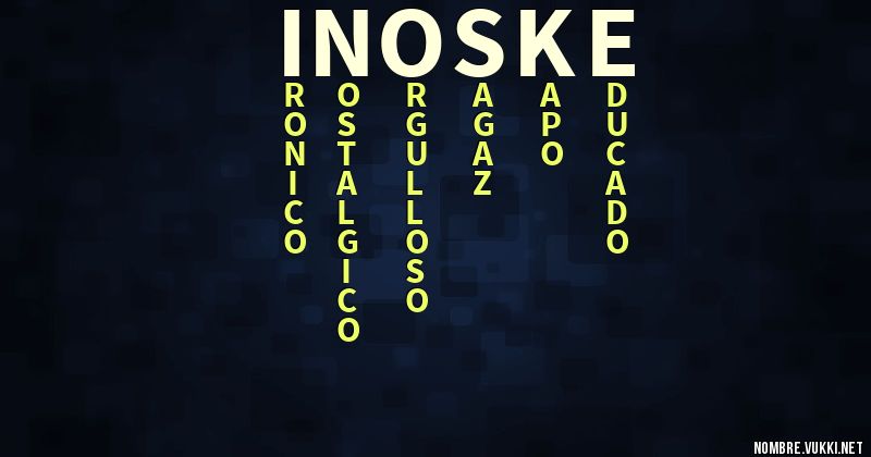 Qué significa inoske