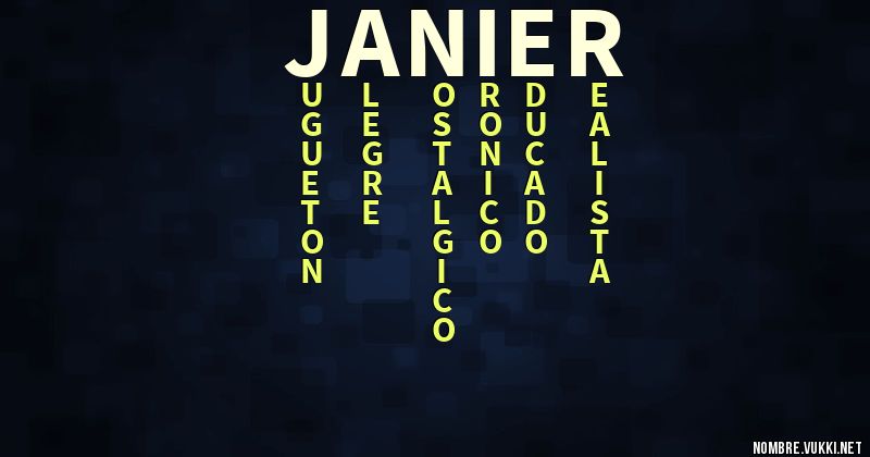 Qué significa janier